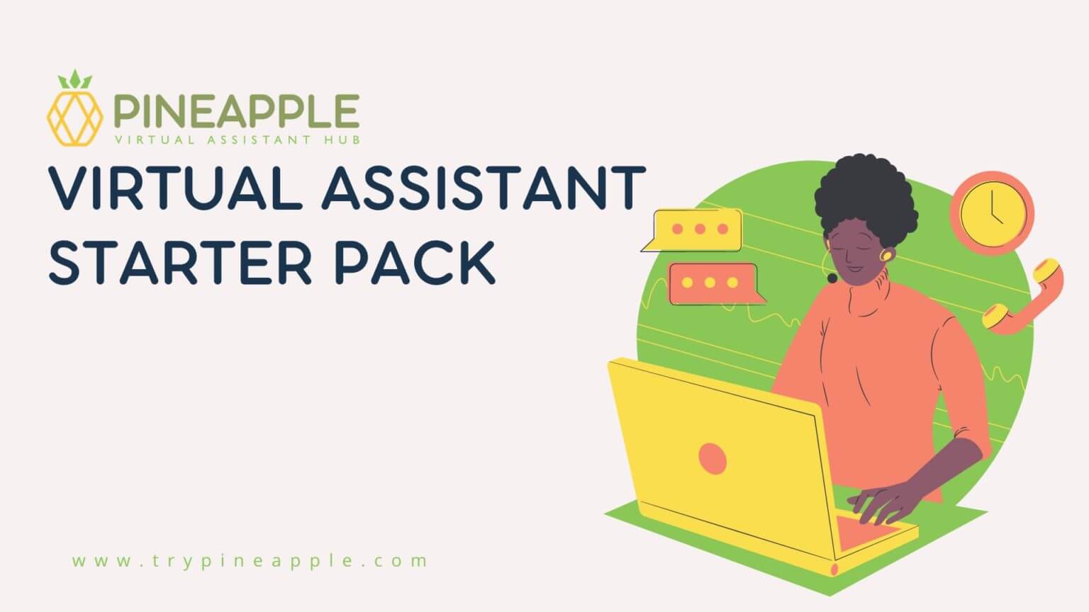 Virtual Assistant Starter Pack - Pineapple | Virtual Assistant Hub