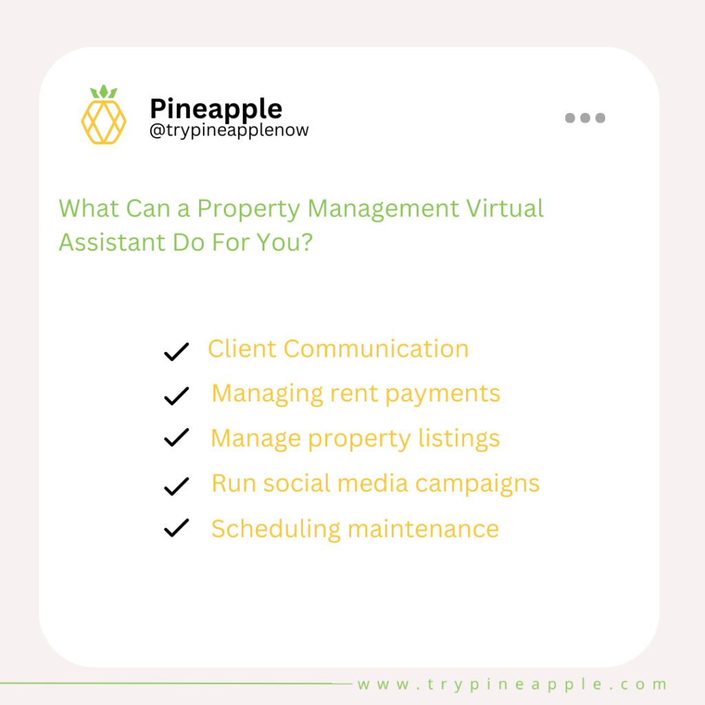 Property Management Virtual Assistant Services